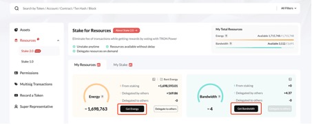 How to Use TronLink Extension to Get Resources and Vote – TronLink Support