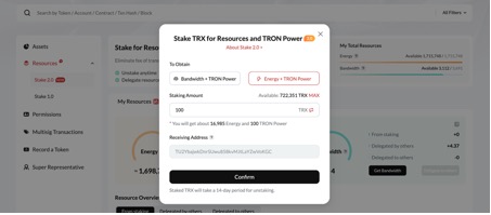 How to Use TronLink Extension to Get Resources and Vote – TronLink Support