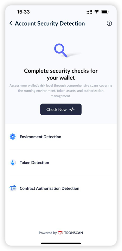 How to run a wallet security detection? – TronLink Support