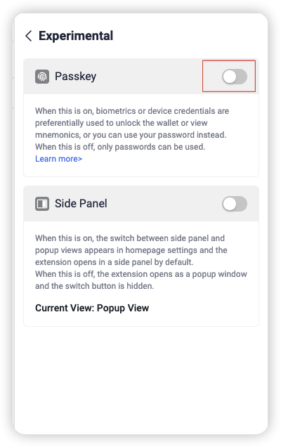 Passkey User Guide - TronLink Extension – TronLink Support